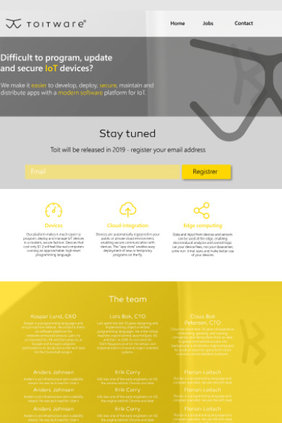 Toitware - 3PART - Full service udviklingshus